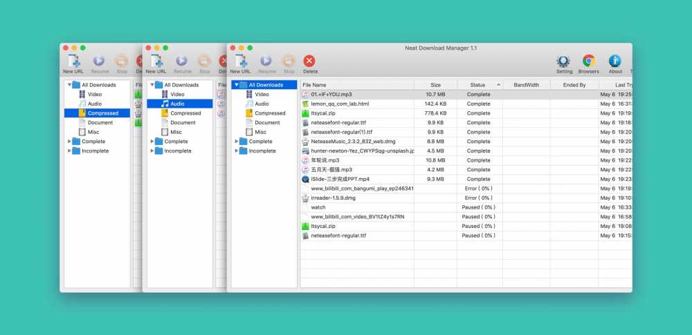 【App Store精选应用】Neat Download Manager for Mac：Mac 免费下载管理器 - 下载工具 - Mac ...